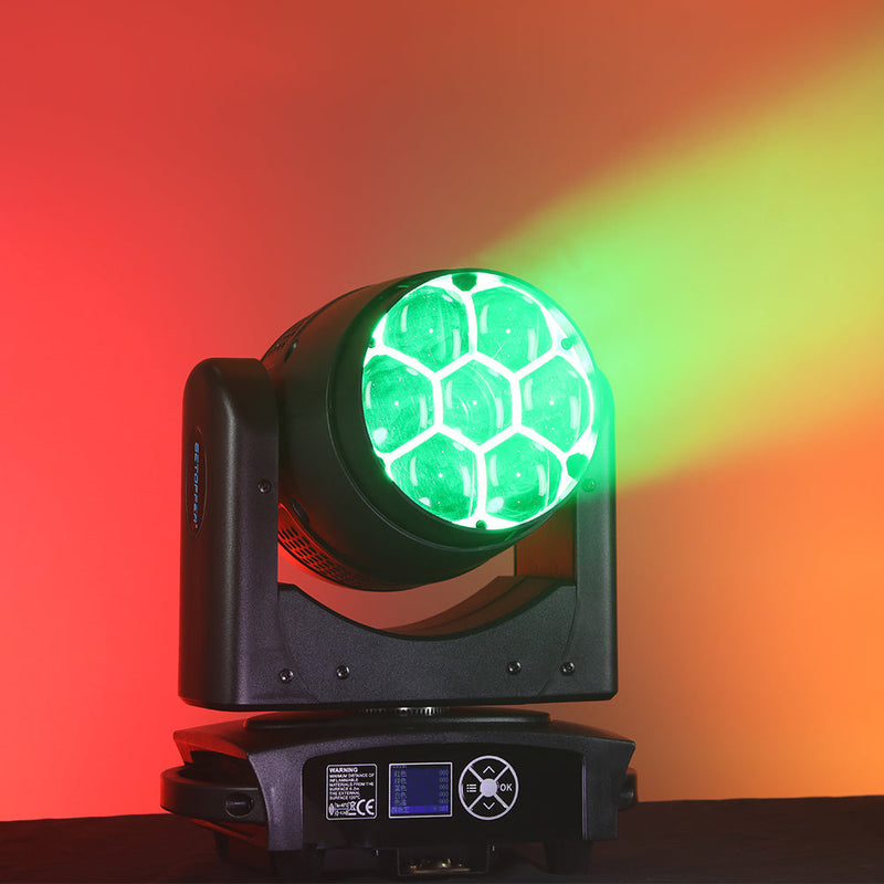 Betopper LM0740 7x40W Wash&Zoom Moving Head Stage Light