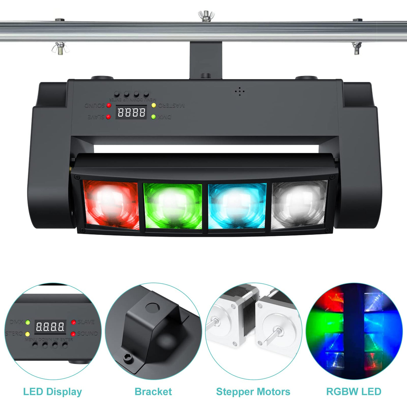 Betopper LM30A 8x3W Mini Spider Moving Head Stage Light