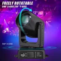 Betopper LB150 150W LED Beam Moving Head Lights (4pcs)