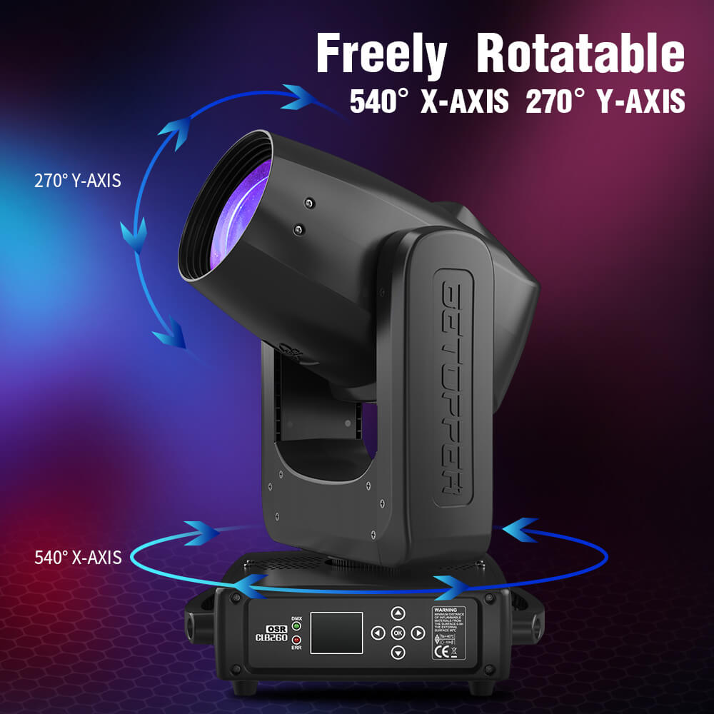 Betopper 9R 260W Osram Engine Beam Moving Head Light