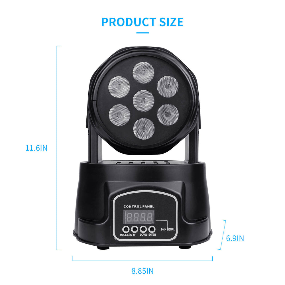 Betopper LM70S 7x8W Mini Moving Head Light