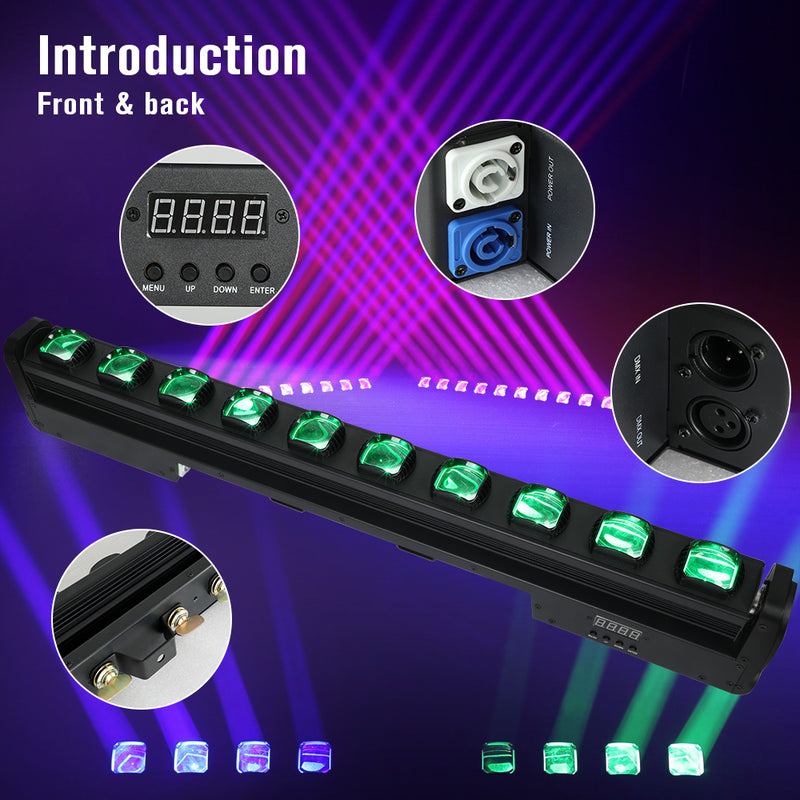Betopper L1015 10x15w RGBW Moving Beam LED Light Bar