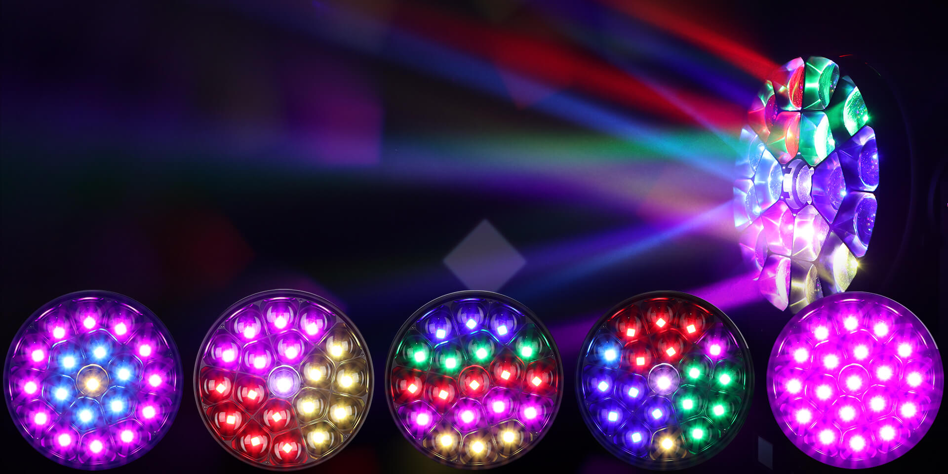 Betopper 19x40W RGBW 4-IN-1 Moving Head Light