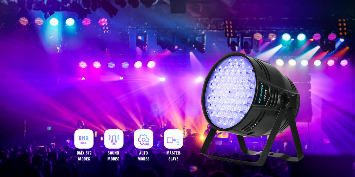 Betopper 54x4w RGBW 4-in-1 High CRI Par Light