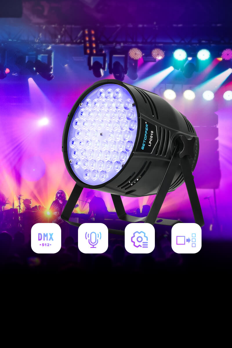 Betopper 54x4w RGBW 4-in-1 High CRI Par Light
