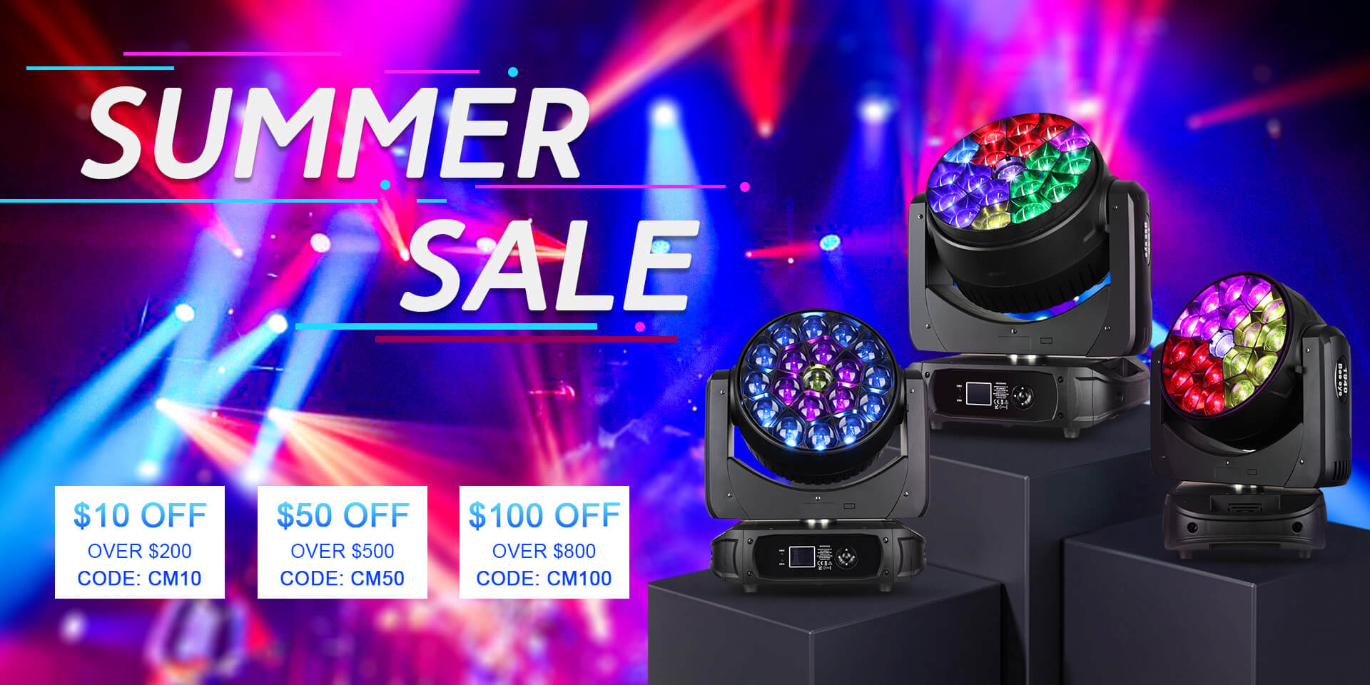 LED Stage Lighting Equipment | Betopper