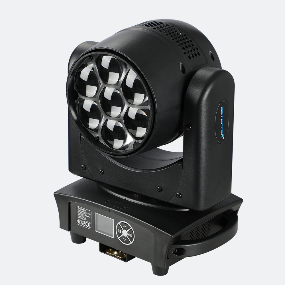 Betopper LM0740 7x40W Wash&Zoom Moving Head Stage Light