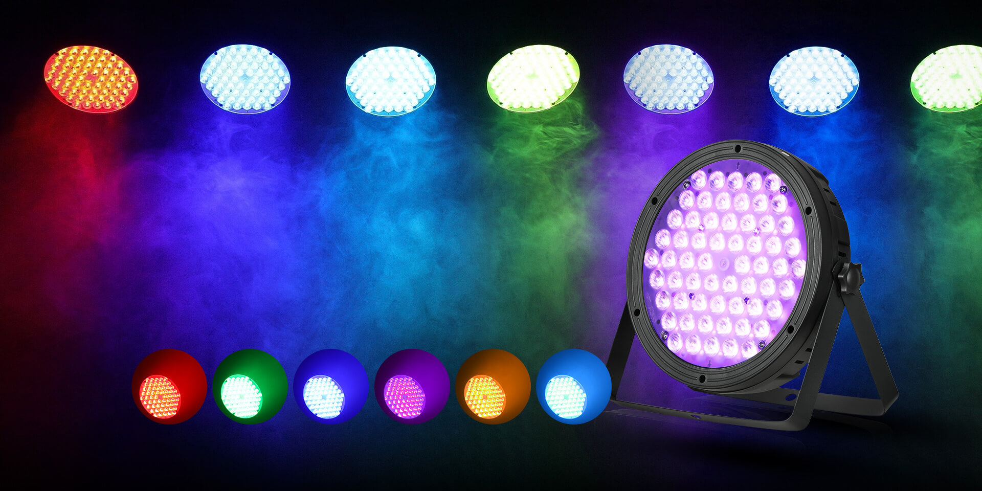 Betopper 60x2W RGBW 4-in-1 DJ Wedding Par Lights